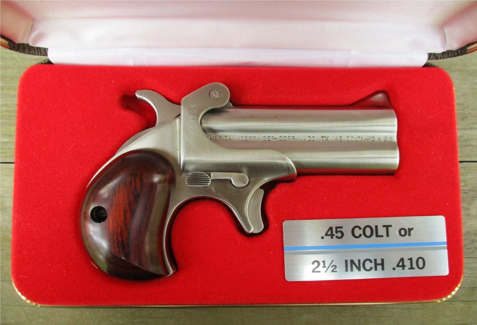 Pocket Power: American Derringer .45 Colt /.410 Derringer - TheGunMag ...