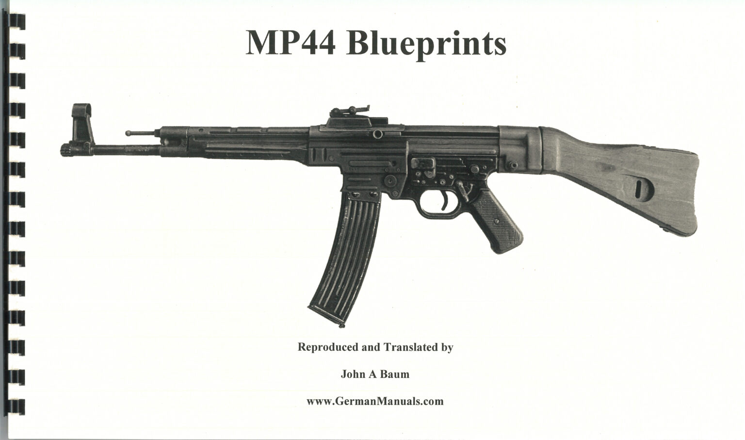 BOOK REVIEW: MP44 Blueprints - TheGunMag - The Official Gun Magazine of ...